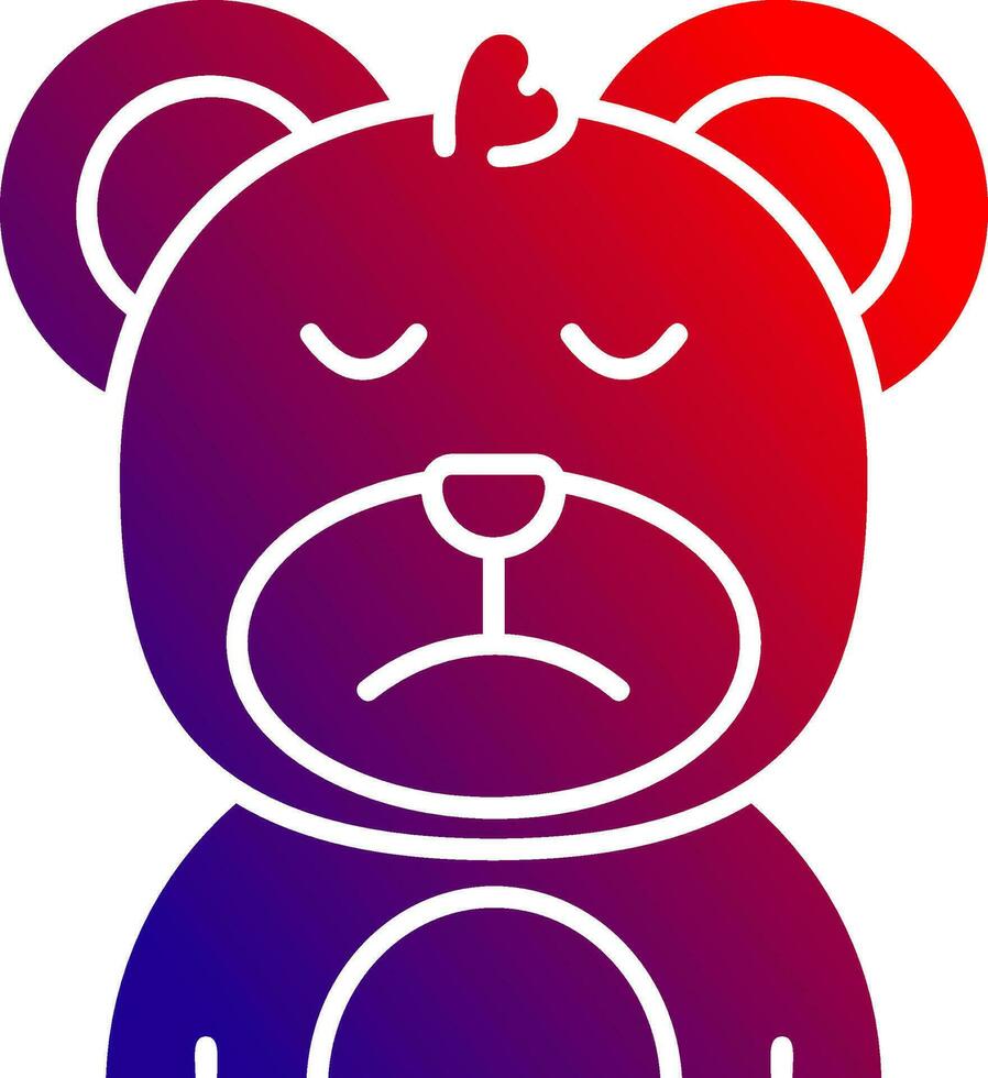 Sad Solid Gradient Icon 36994989 Vector Art at Vecteezy