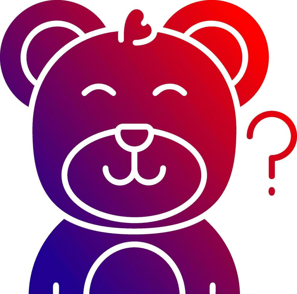 Thinking Solid Gradient Icon 36994994 Vector Art at Vecteezy