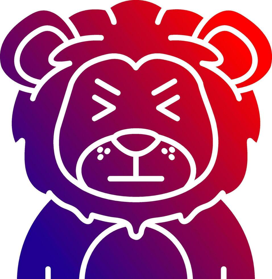 Angry Solid Gradient Icon 36995033 Vector Art at Vecteezy