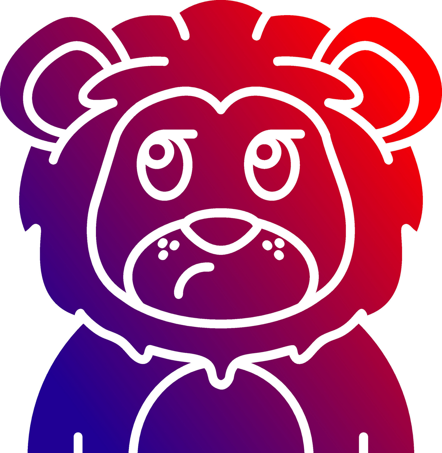 Liar Solid Gradient Icon 36995055 Vector Art at Vecteezy