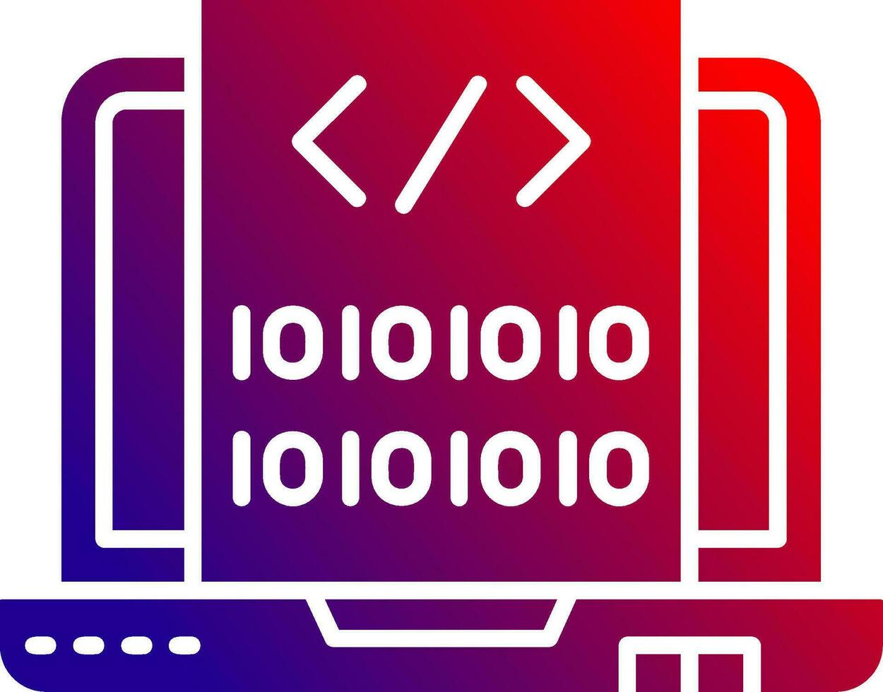 Code Solid Gradient Icon 36995120 Vector Art at Vecteezy