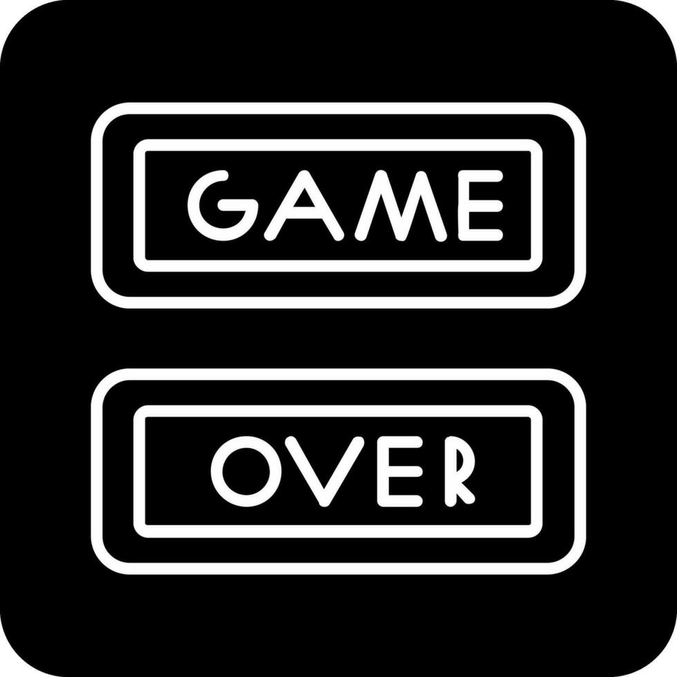 Game over Vector Icon 36995179 Vector Art at Vecteezy Game over Vector Icon 36995179 Vector Art at Vecteezy