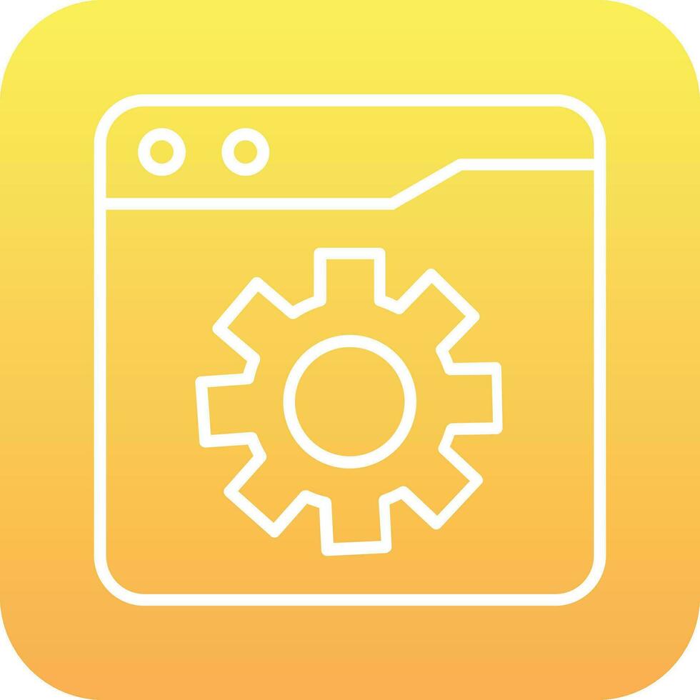 Web Settings Vector Icon 36995866 Vector Art at Vecteezy