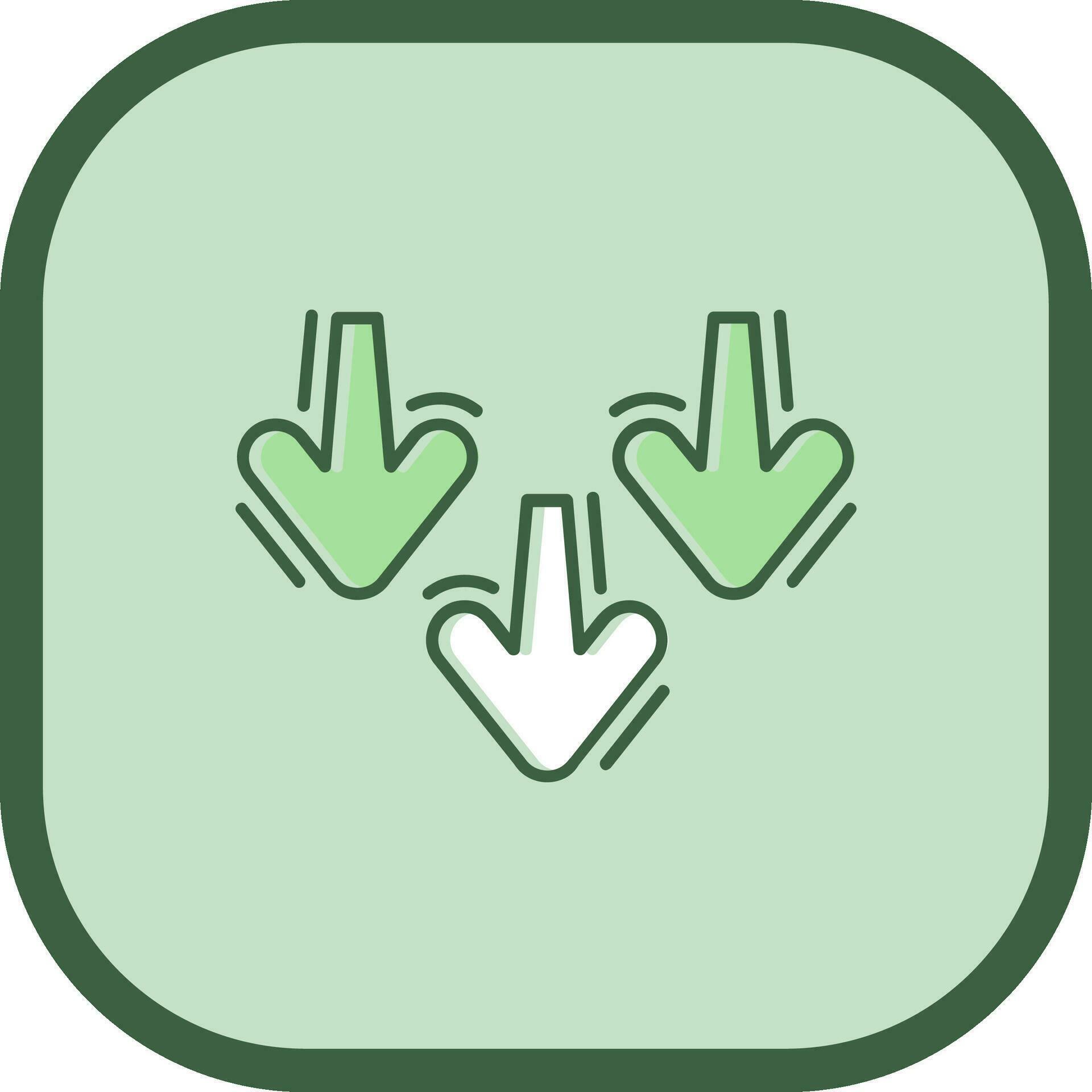 Decrease Line filled sliped Icon 37000670 Vector Art at Vecteezy