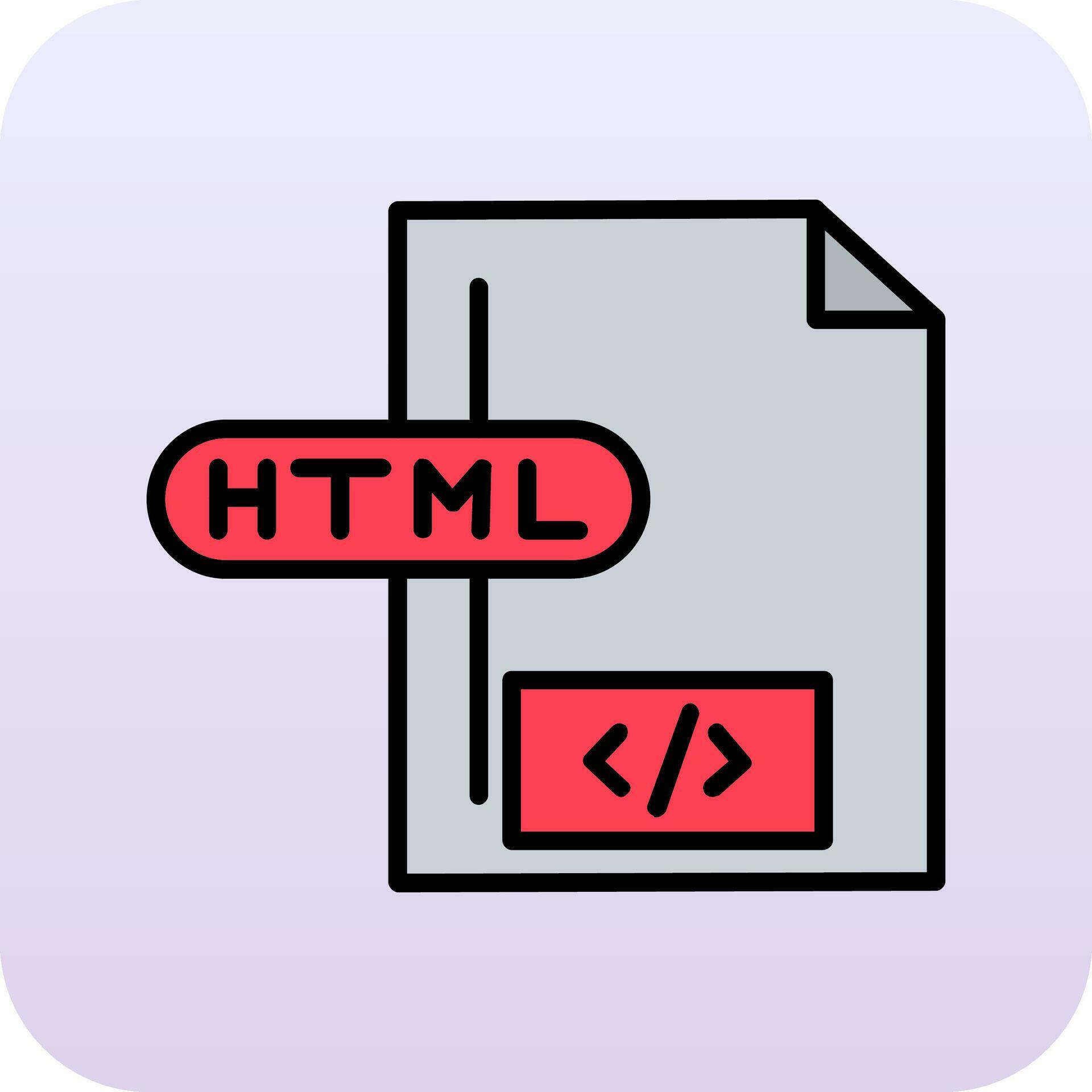 Html File Vector Icon 37003816 Vector Art at Vecteezy