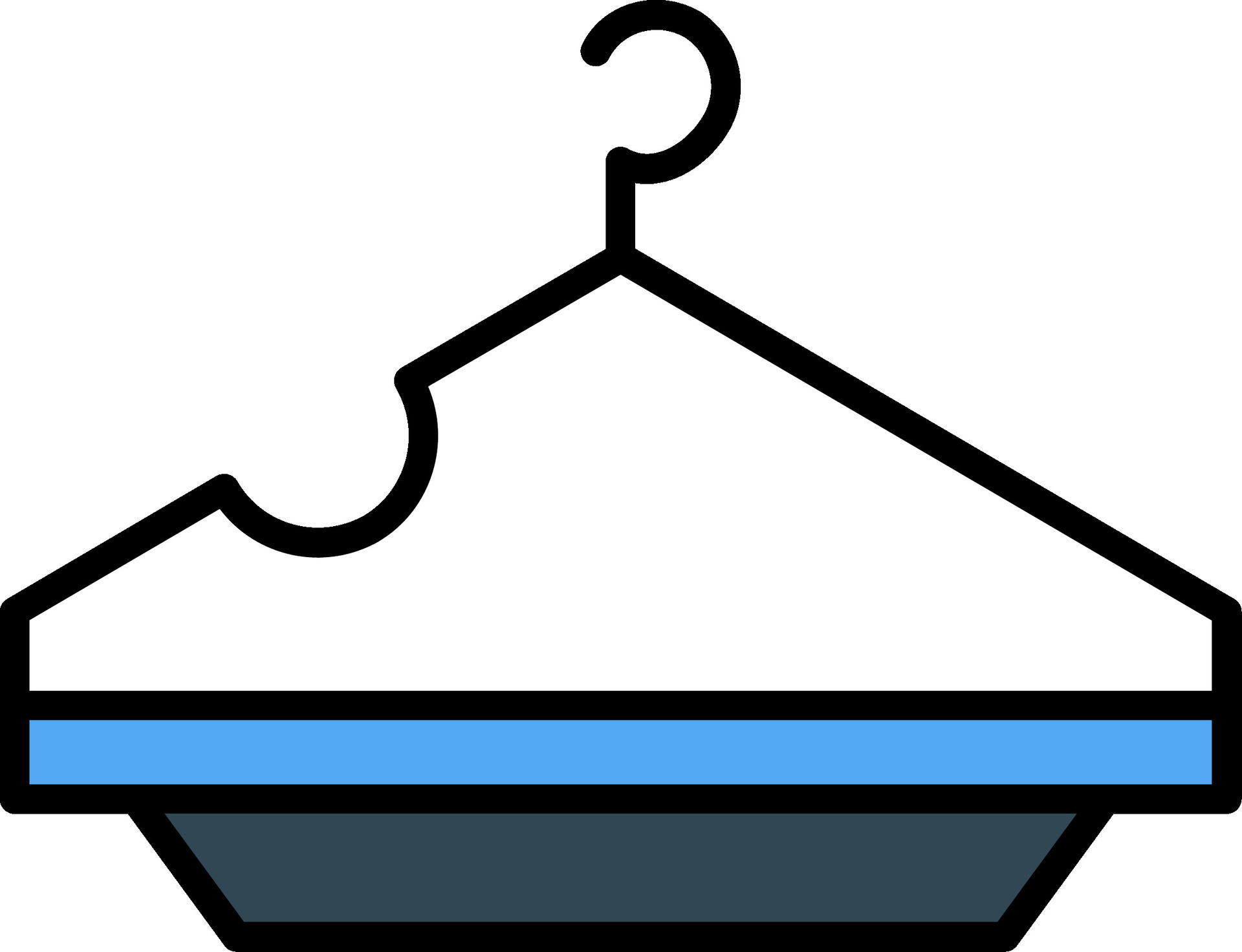 Clothes Hanger Vector Icon 37007289 Vector Art At Vecteezy