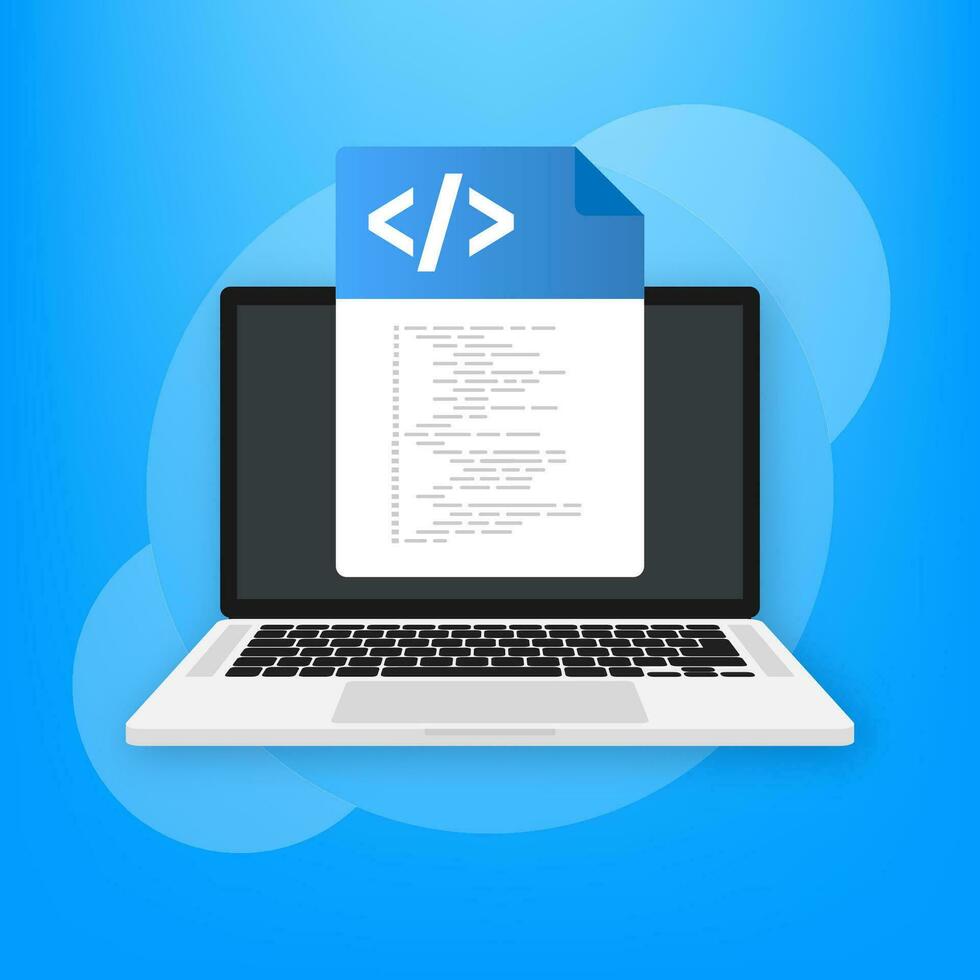 Software development, programming, coding vector concept. Isometric vector illustration. Landing ...