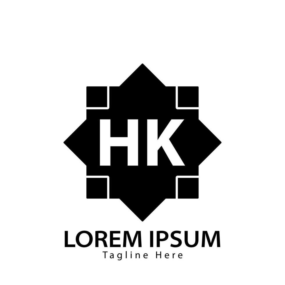 letter HK logo. HK logo design vector illustration for creative company, business, industry. Pro ...