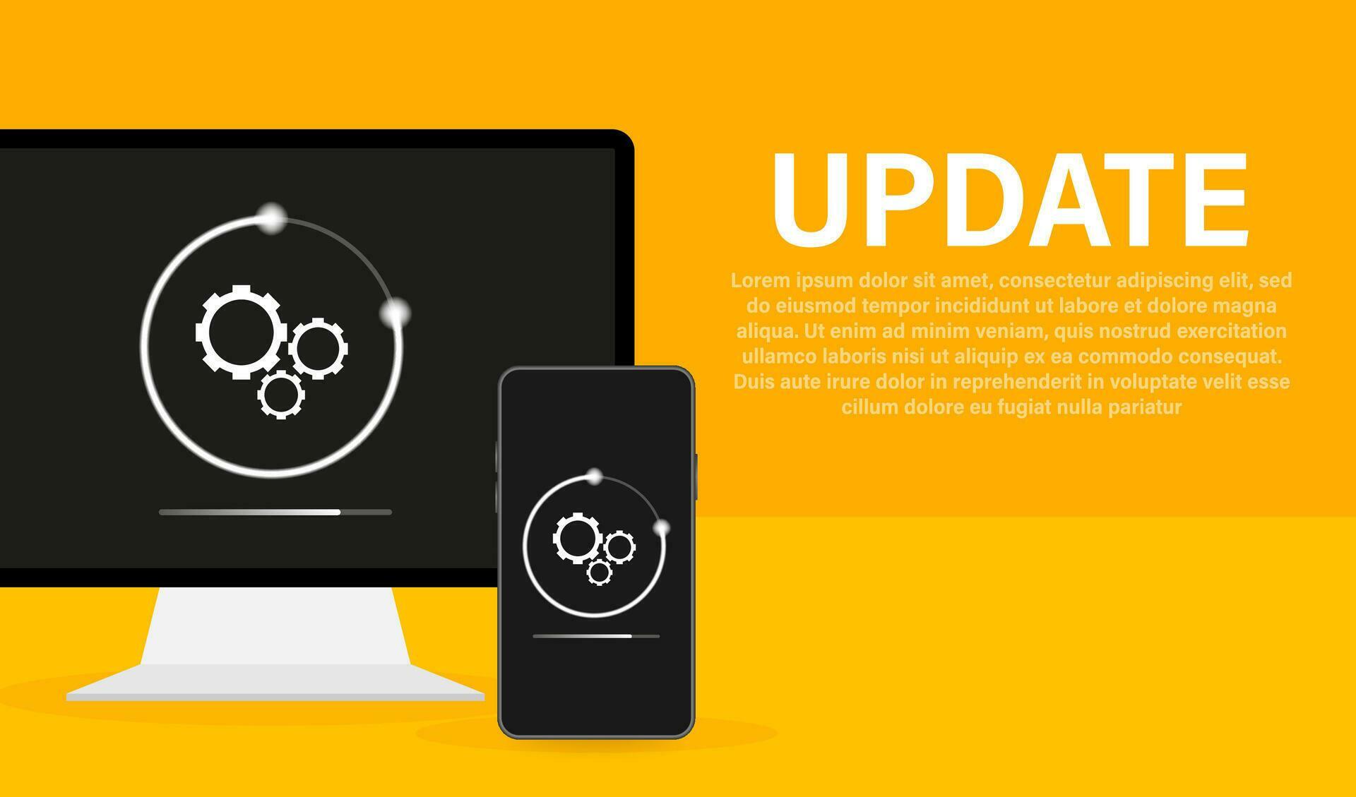 Data update or synchronize with bar process. Update on laptop and ...