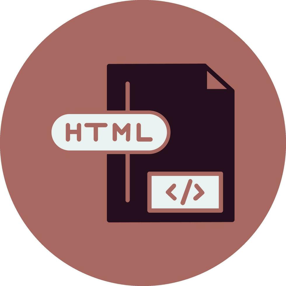 Html File Vector Icon 37014467 Vector Art at Vecteezy