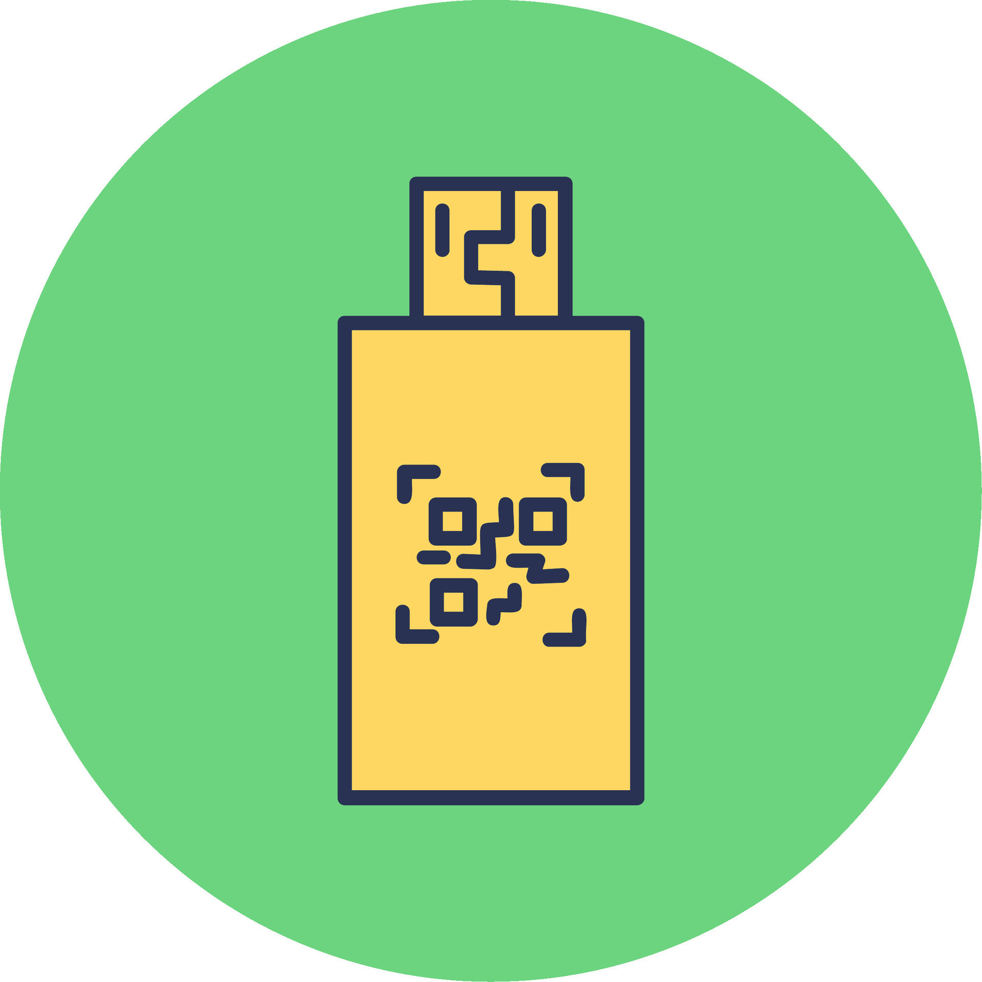 Usb Drive Vector Icon 37015263 Vector Art At Vecteezy