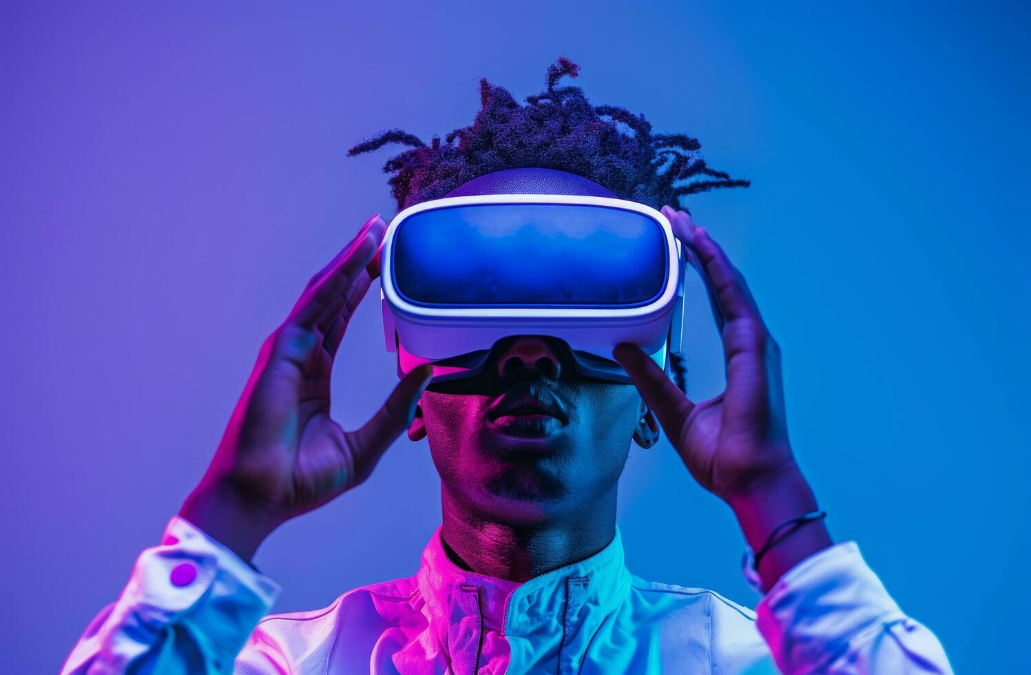 AI generated a man holding vr game controller 37038181 Stock Photo at ... AI generated a man holding vr game controller 37038181 Stock Photo at ...