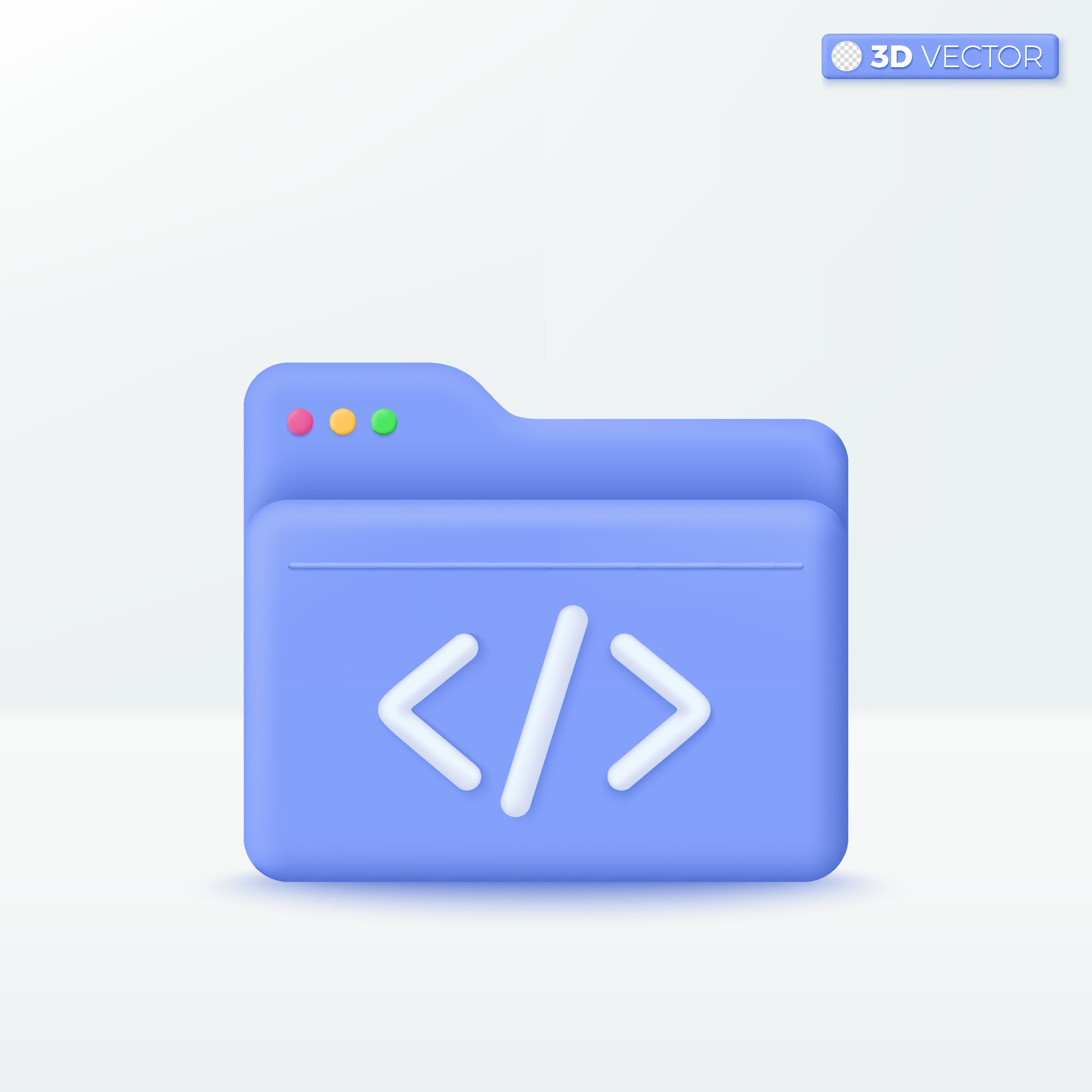 Folder For Web Page Development Icon Symbol Javascript Coding Language Programming Software