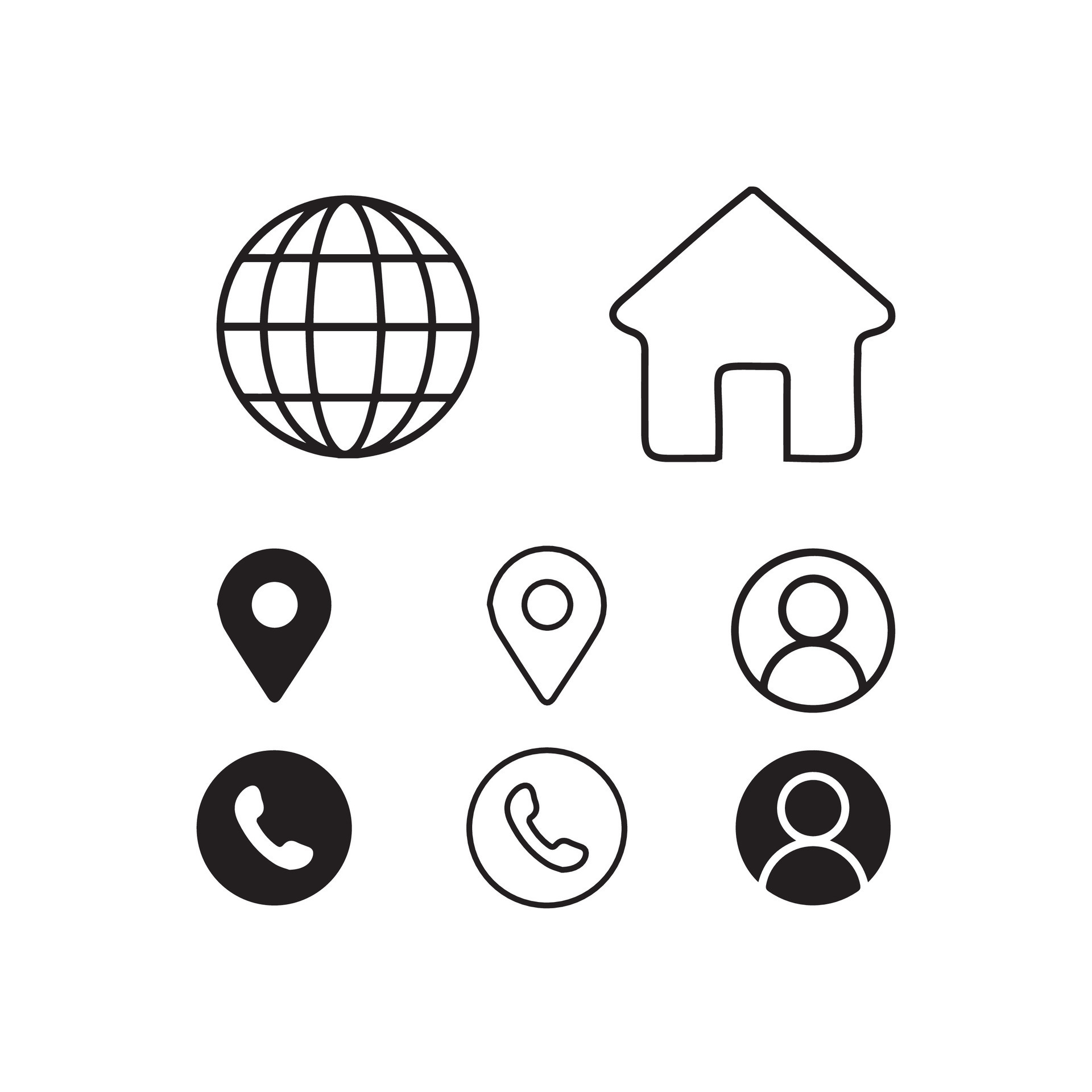 Contact us icon vector. Communication icon set 37044713 Vector Art at ... Contact us icon vector. Communication icon set 37044713 Vector Art at ...