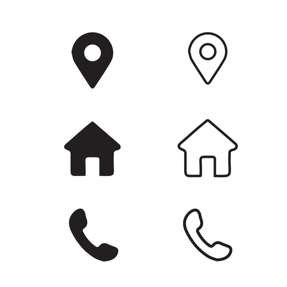 Contact Us Icon Vector Communication Icon Set 37044737 Vector Art At Vecteezy