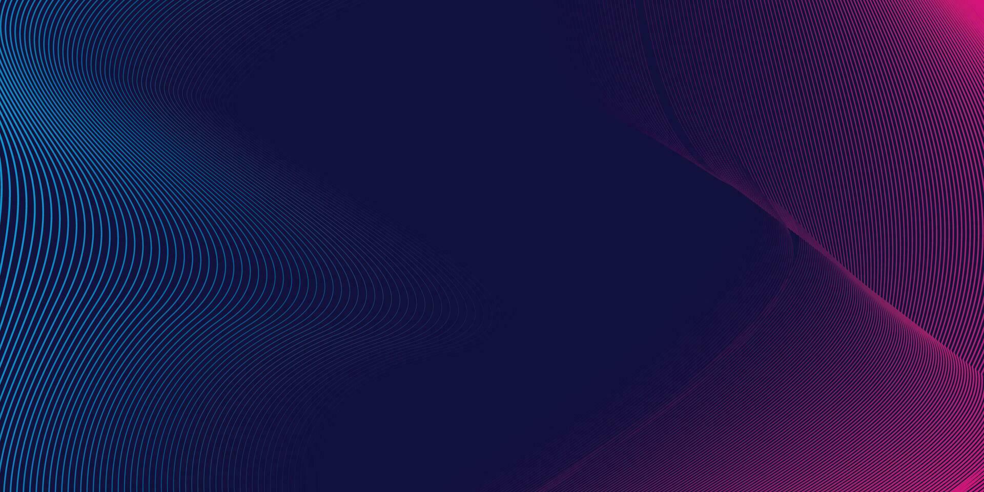 Abstract Colorful Technology Line Wave Background Modern Purple Blue Gradient Flowing Wave