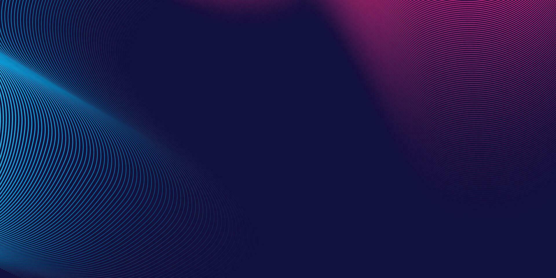 Abstract Colorful Technology Line Wave Background Modern Purple Blue