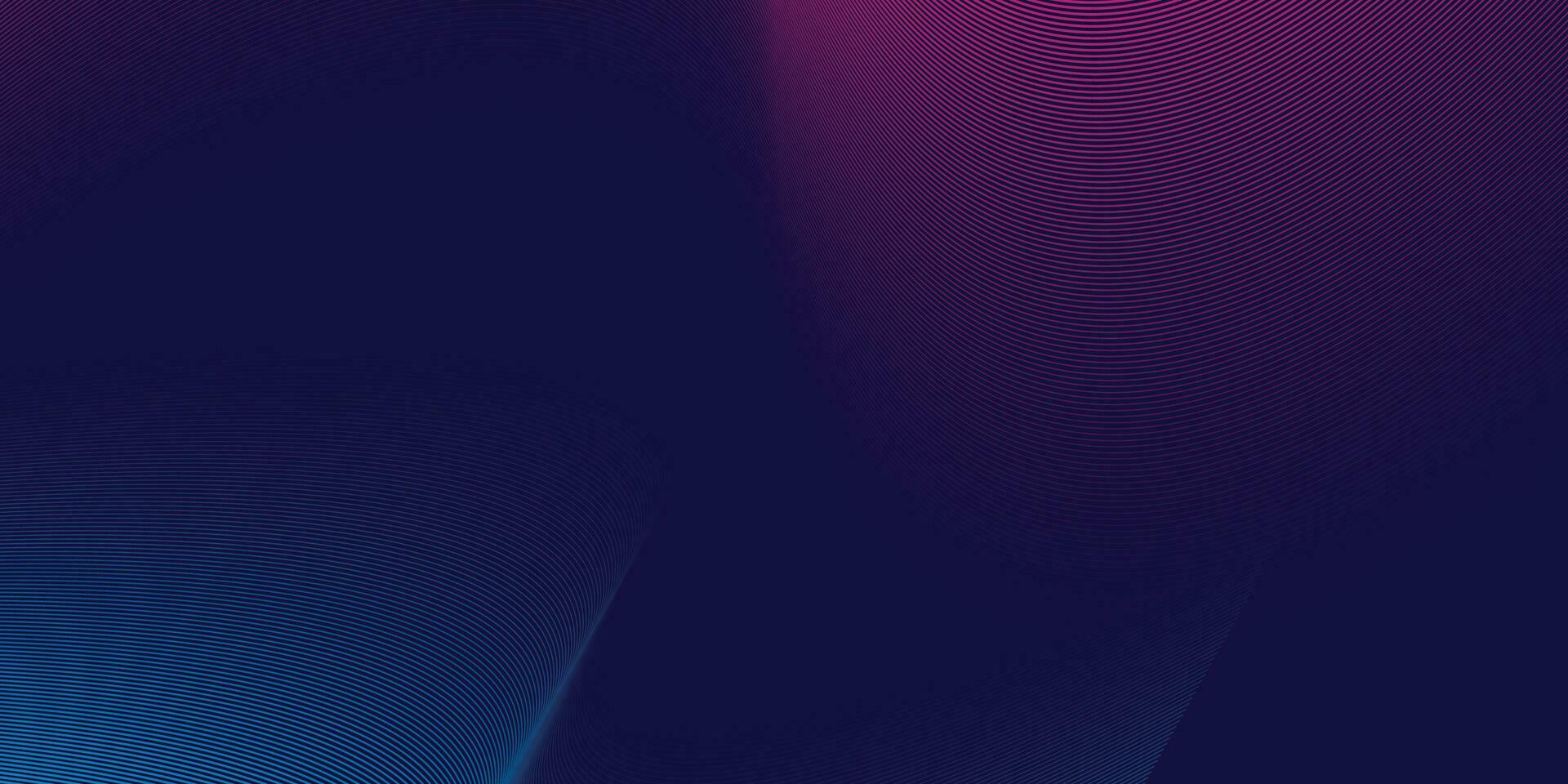 Abstract Colorful Technology Line Wave Background Modern Purple Blue Gradient Flowing Wave