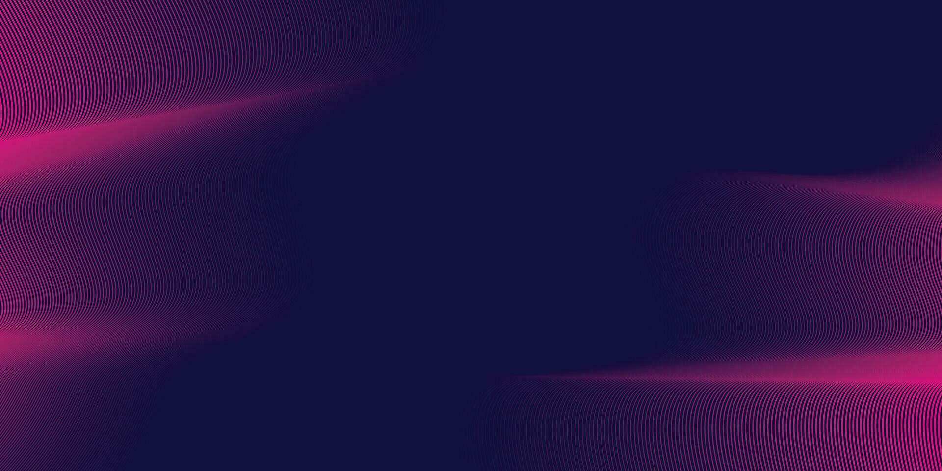 Abstract Colorful Technology Line Wave Background Modern Purple Blue Gradient Flowing Wave