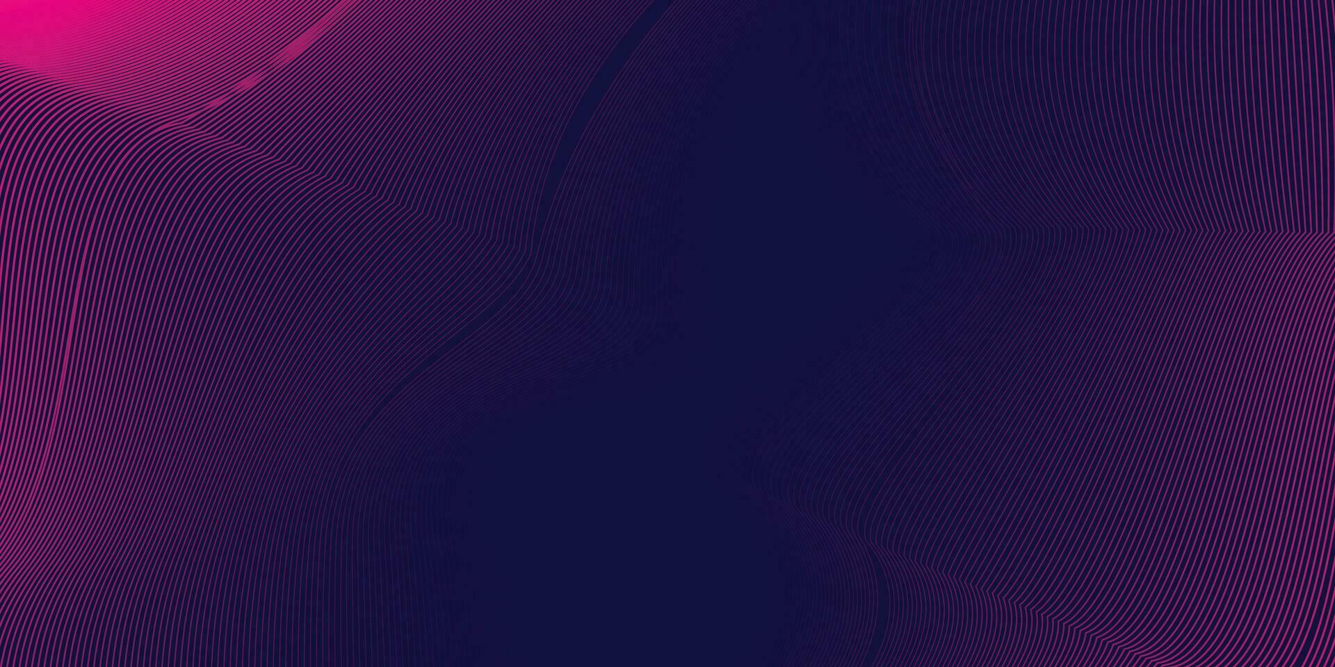 Abstract Colorful Technology Line Wave Background Modern Purple Blue Gradient Flowing Wave