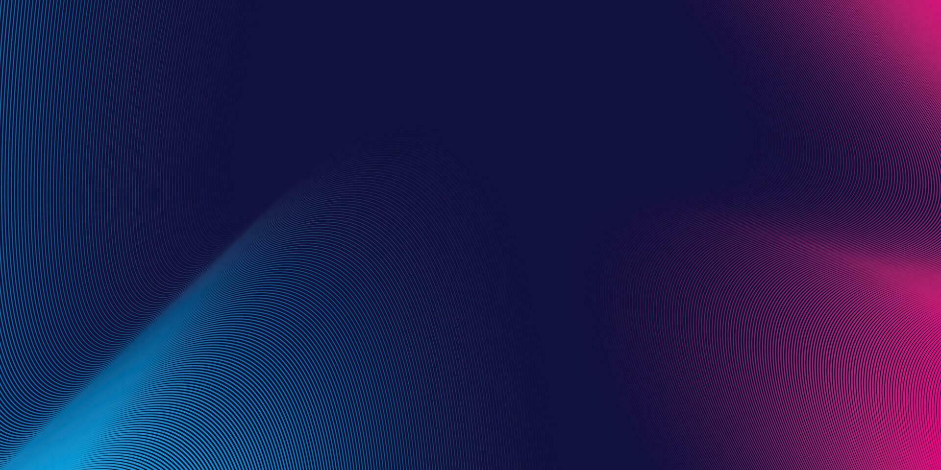 Abstract Colorful Technology Line Wave Background Modern Purple Blue Gradient Flowing Wave