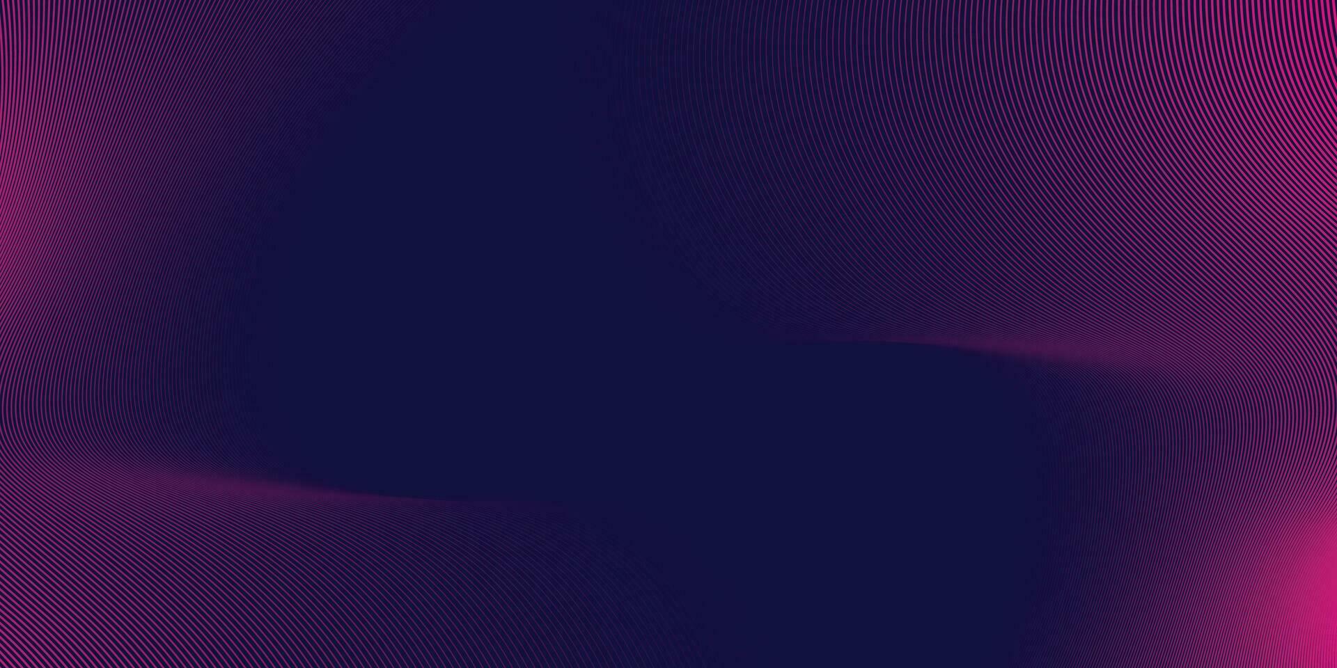 Abstract Colorful Technology Line Wave Background Modern Purple Blue