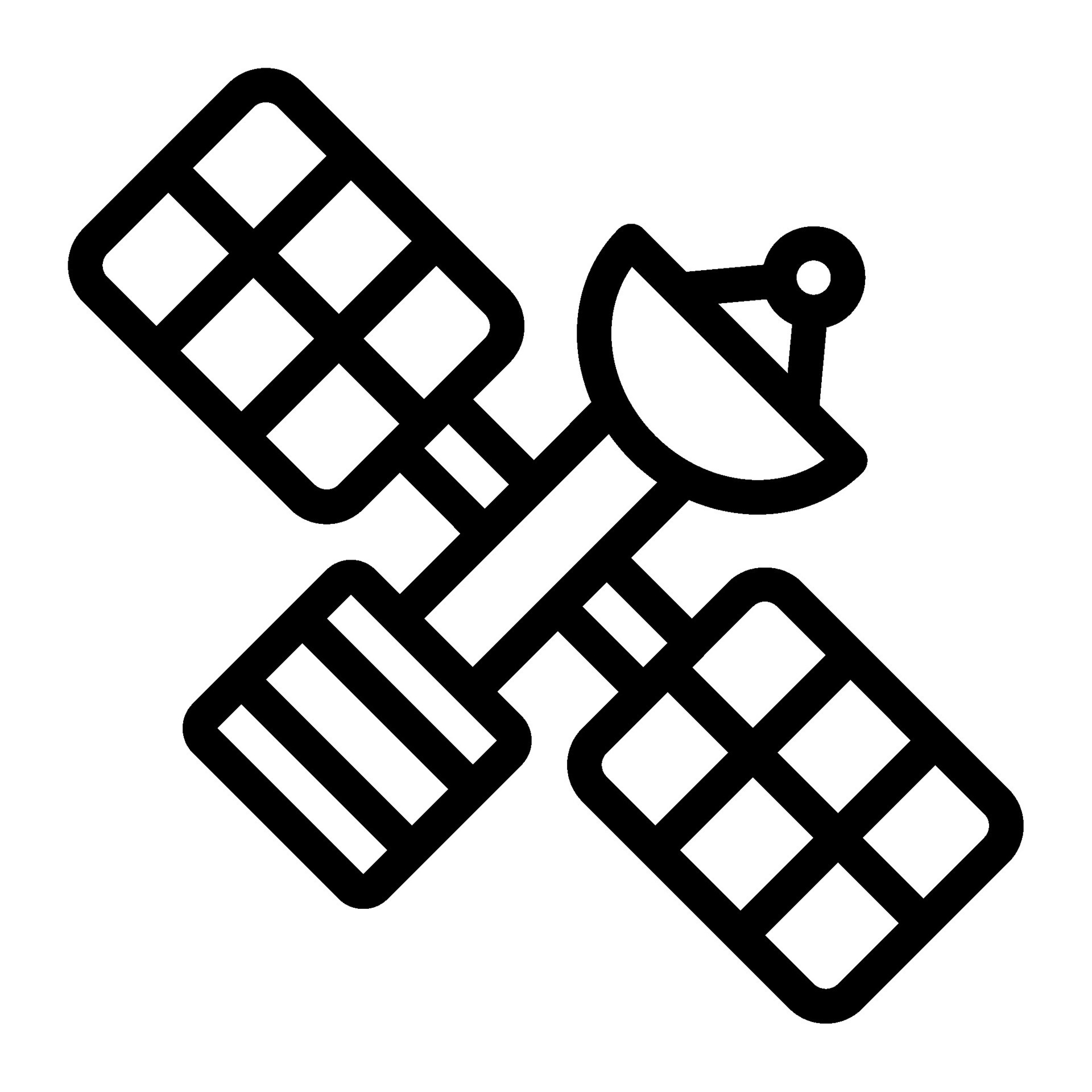 Satellite Space Technology Object Illustration 37045588 Vector Art At