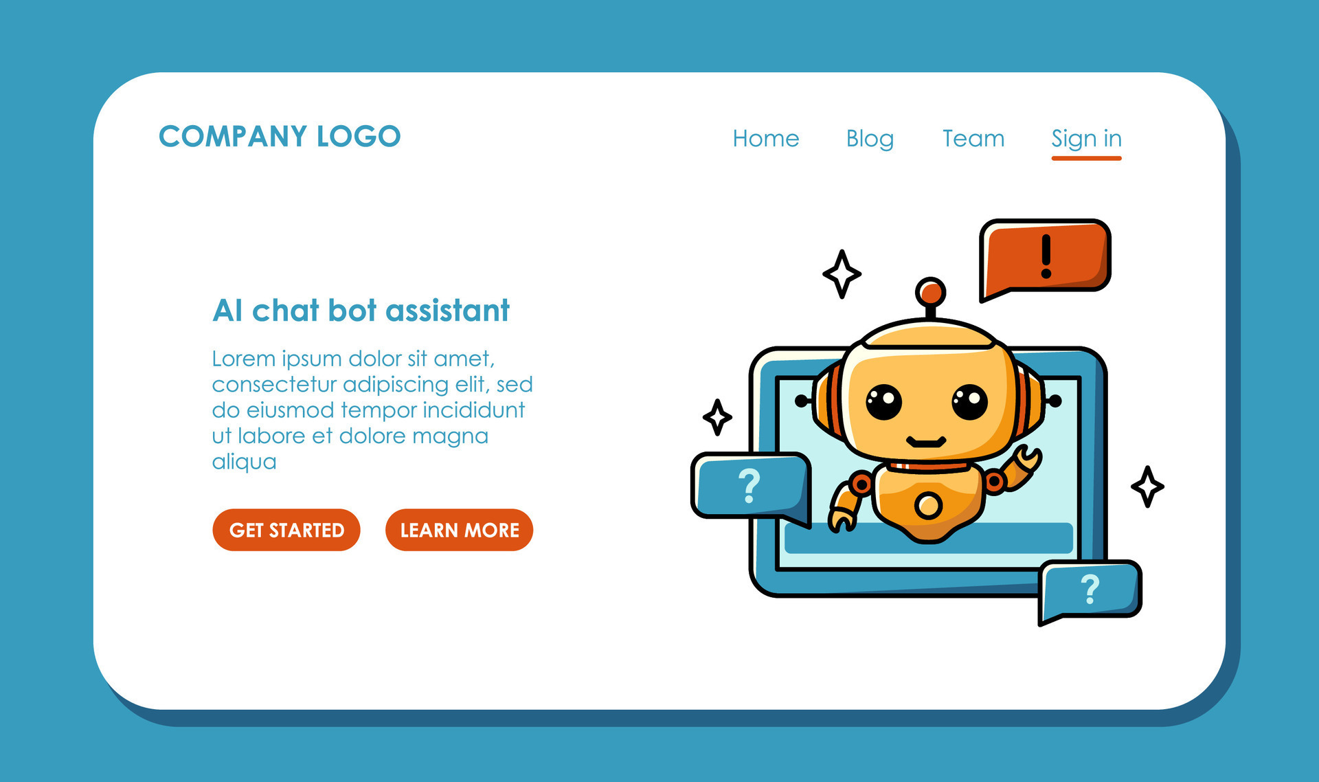 Web Page Design About Using Ai For Consulting And Customer Support