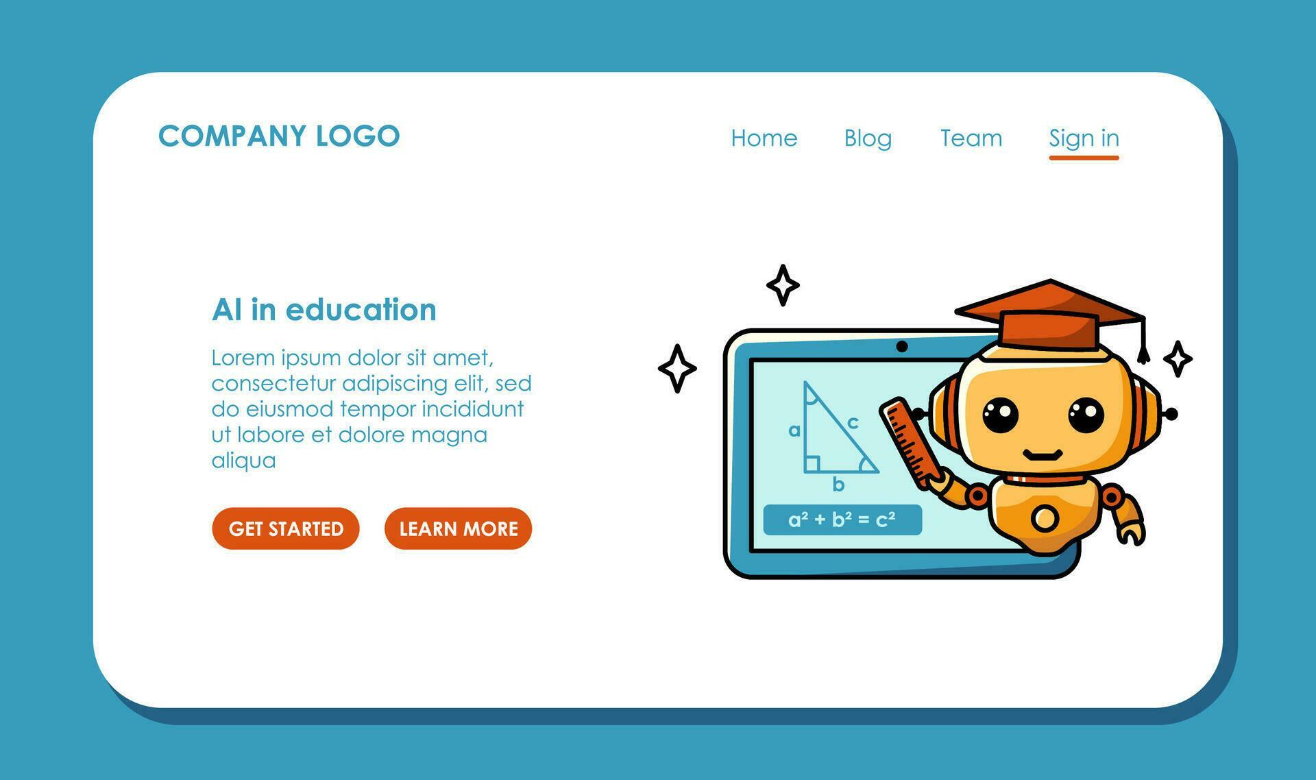 Web Page Design About Using Ai For Education And Science Chat Bot
