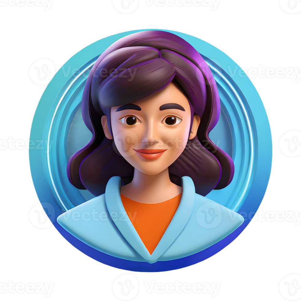 AI generated User Web Icon symbol 3d isolated on transparent background ... AI generated User Web Icon symbol 3d isolated on transparent background ...