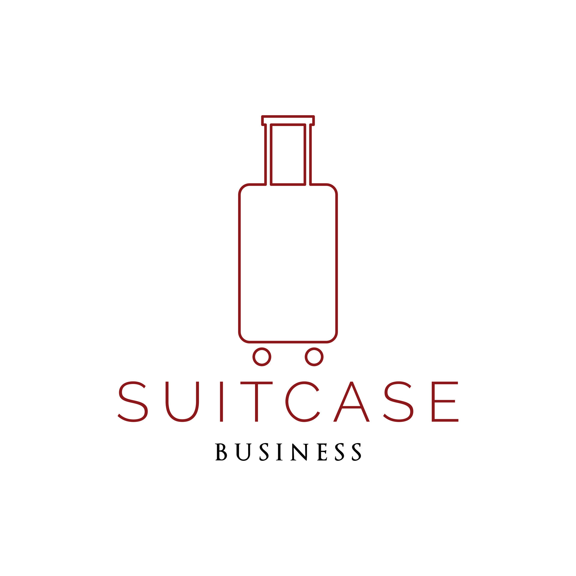 Suitcase Icon Logo Design Template 37047782 Vector Art at Vecteezy
