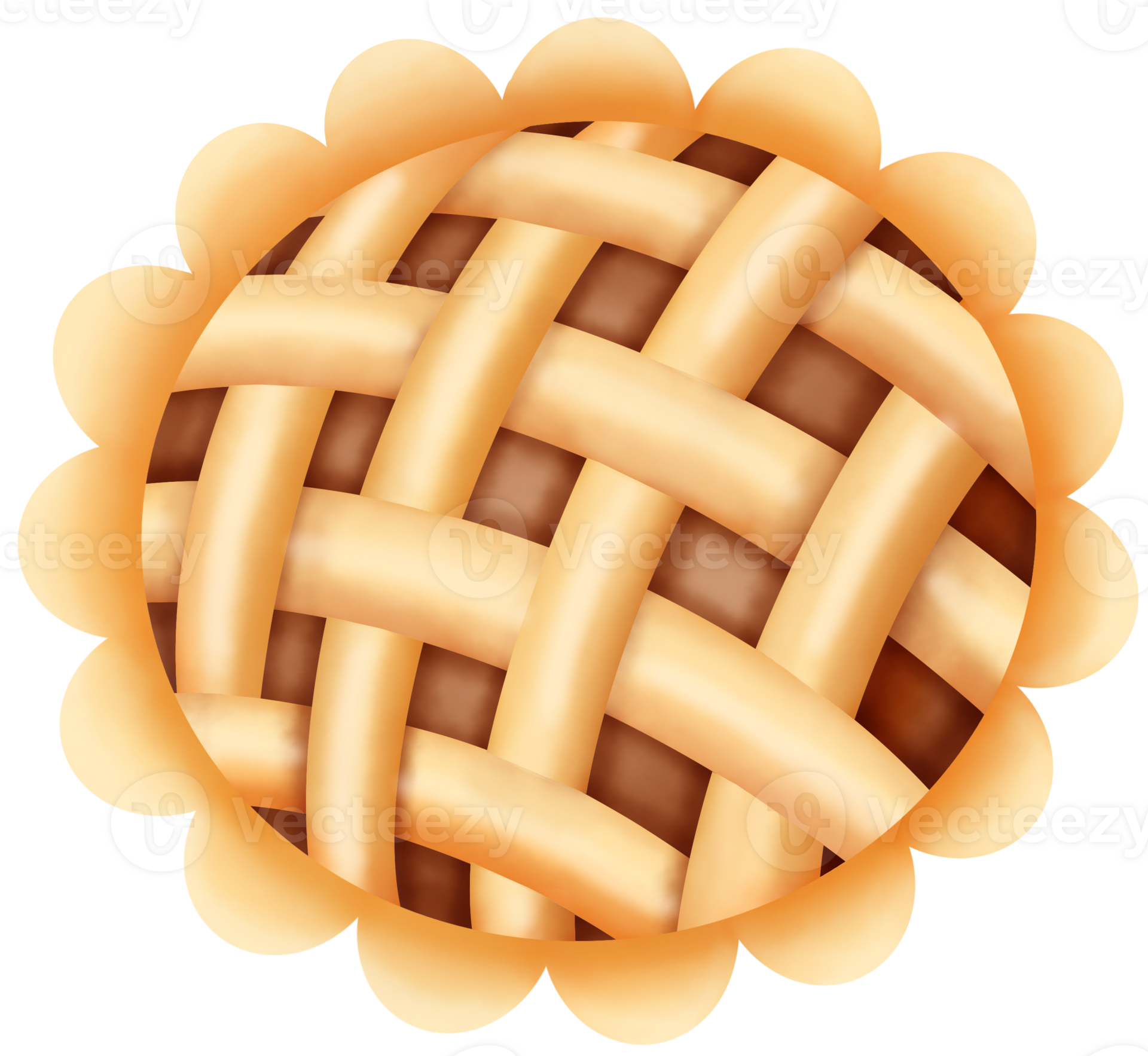 Baked Pumpkin Pie 37048019 Png