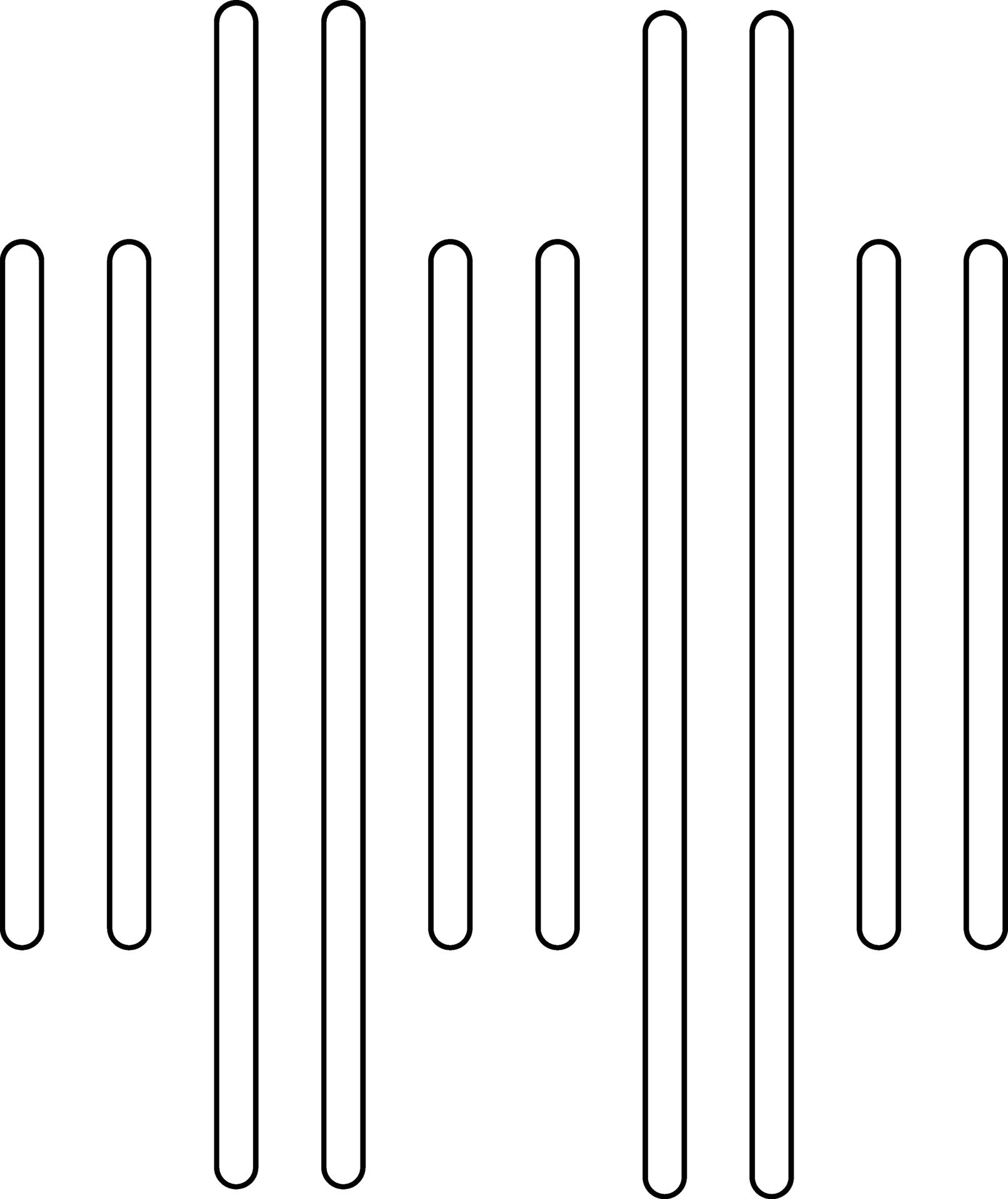 Vertical Bars Vector Icon 37048825 Vector Art At Vecteezy