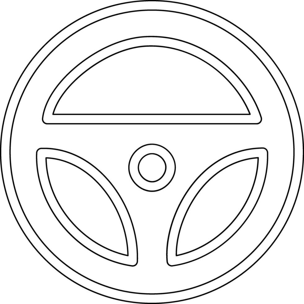 Steering Wheel Vector Icon 37051100 Vector Art at Vecteezy
