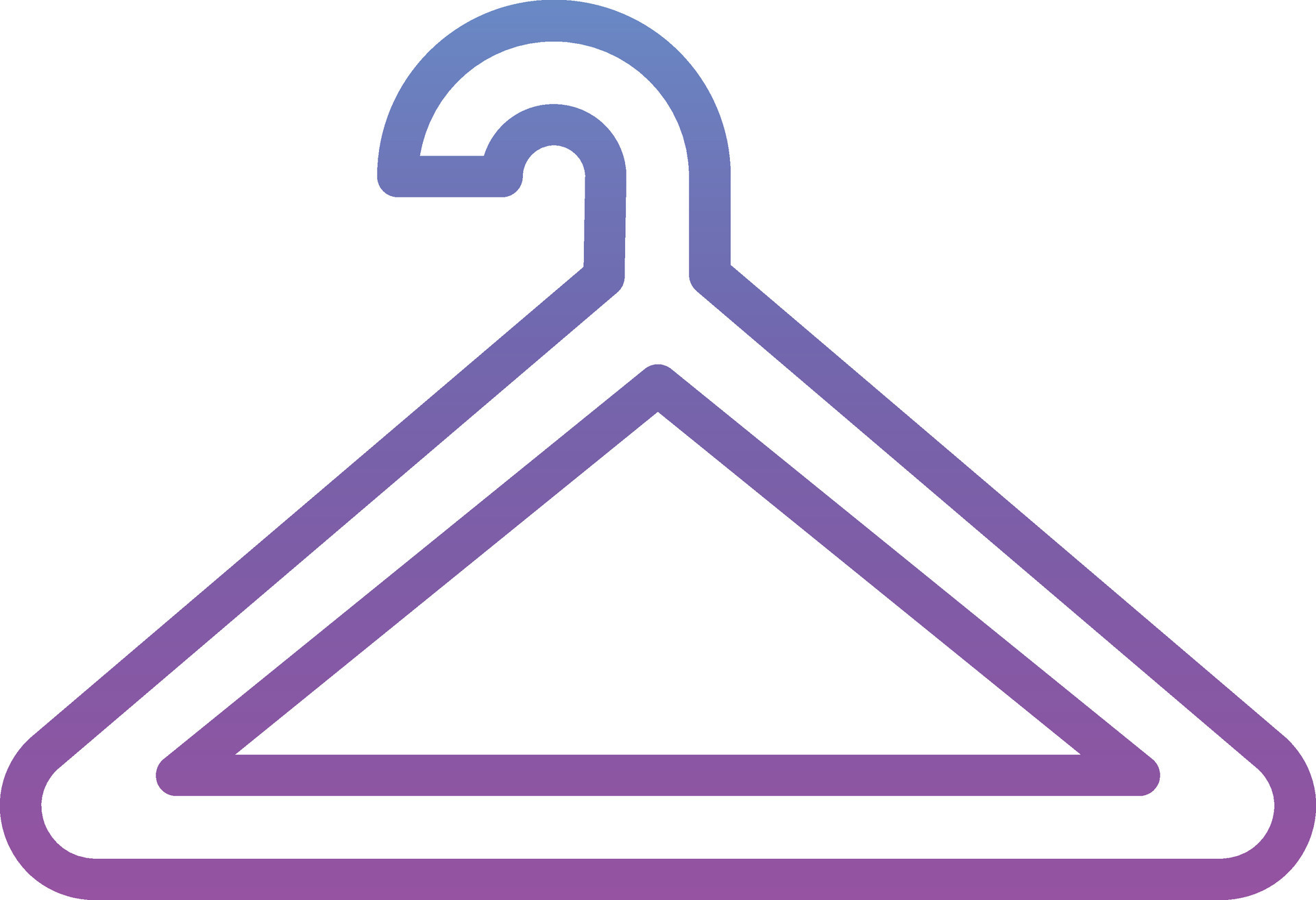 Clothes Hanger Vector Icon 37051374 Vector Art At Vecteezy