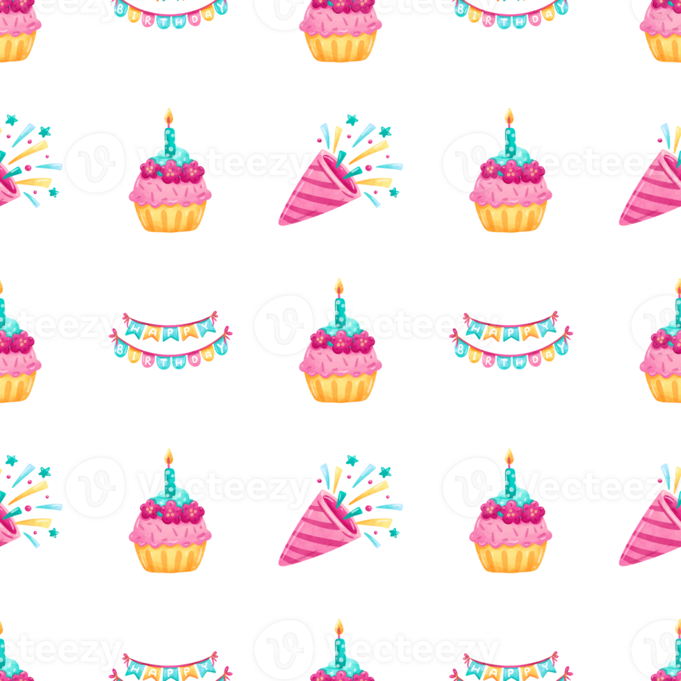 sin costura modelo cumpleaños acuarela antecedentes 37051944 PNG sin costura modelo cumpleaños acuarela antecedentes 37051944 PNG