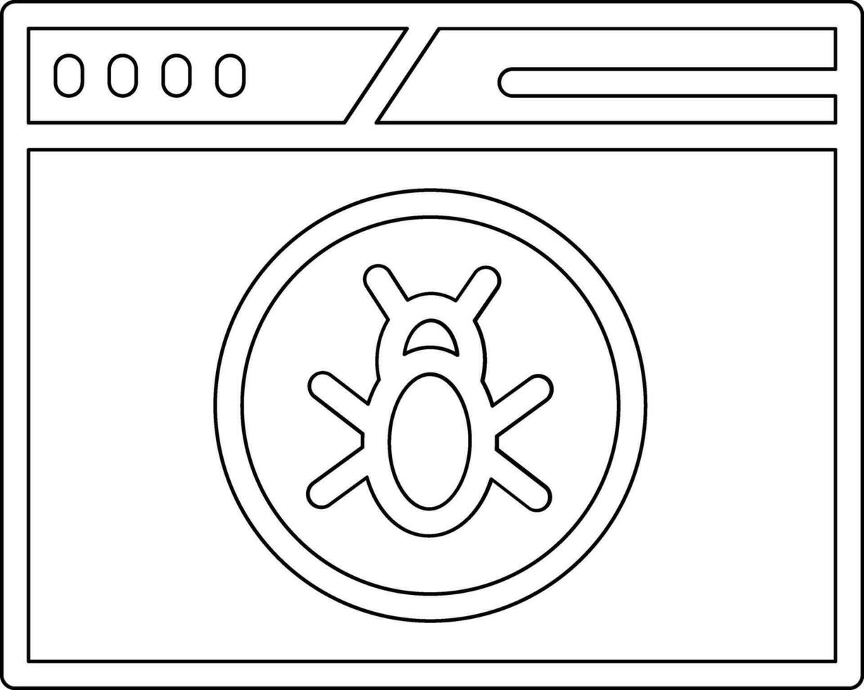 Website Bug Vector Icon 37053266 Vector Art At Vecteezy