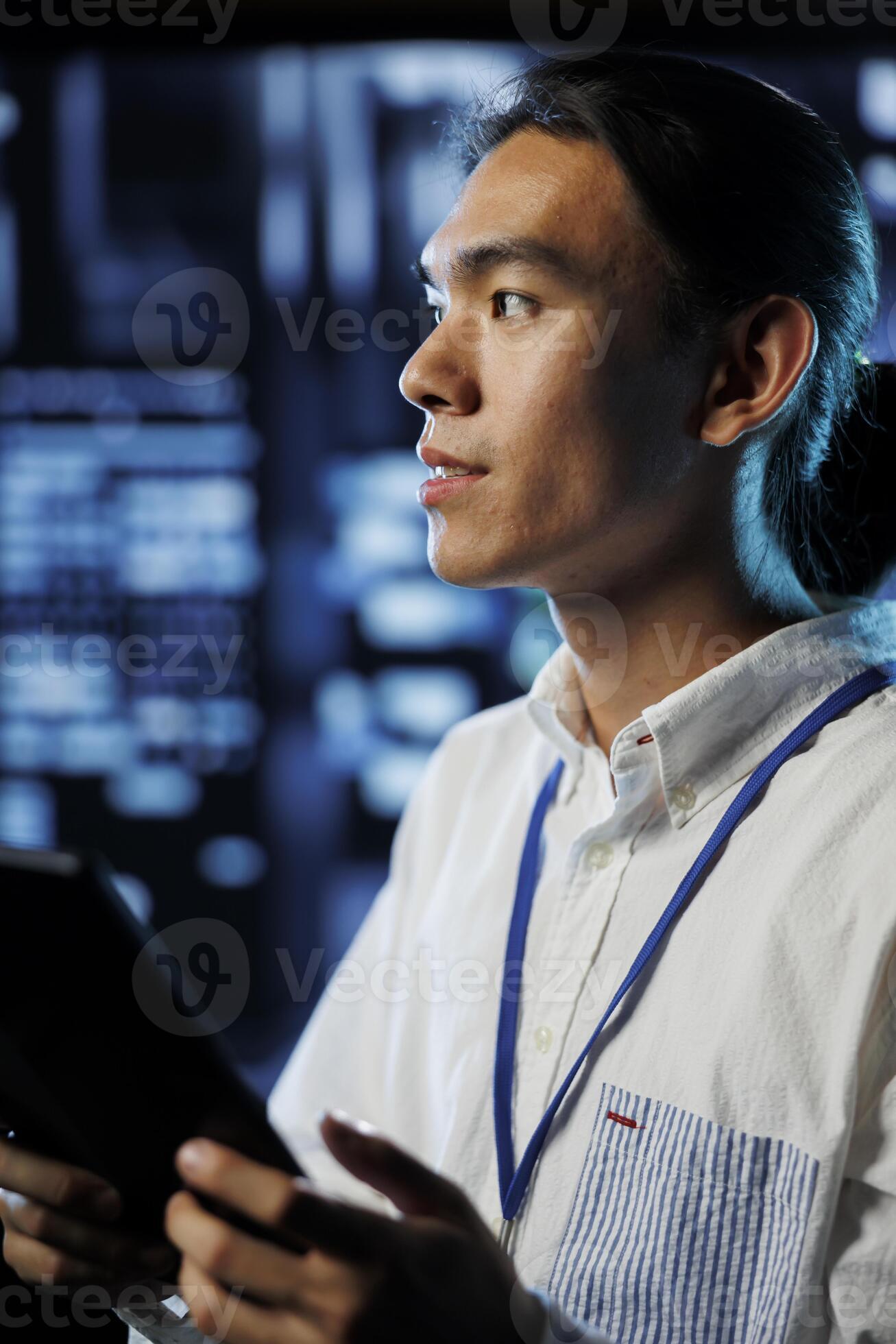 Developer in high tech facility uses tablet to prevent system overload ...