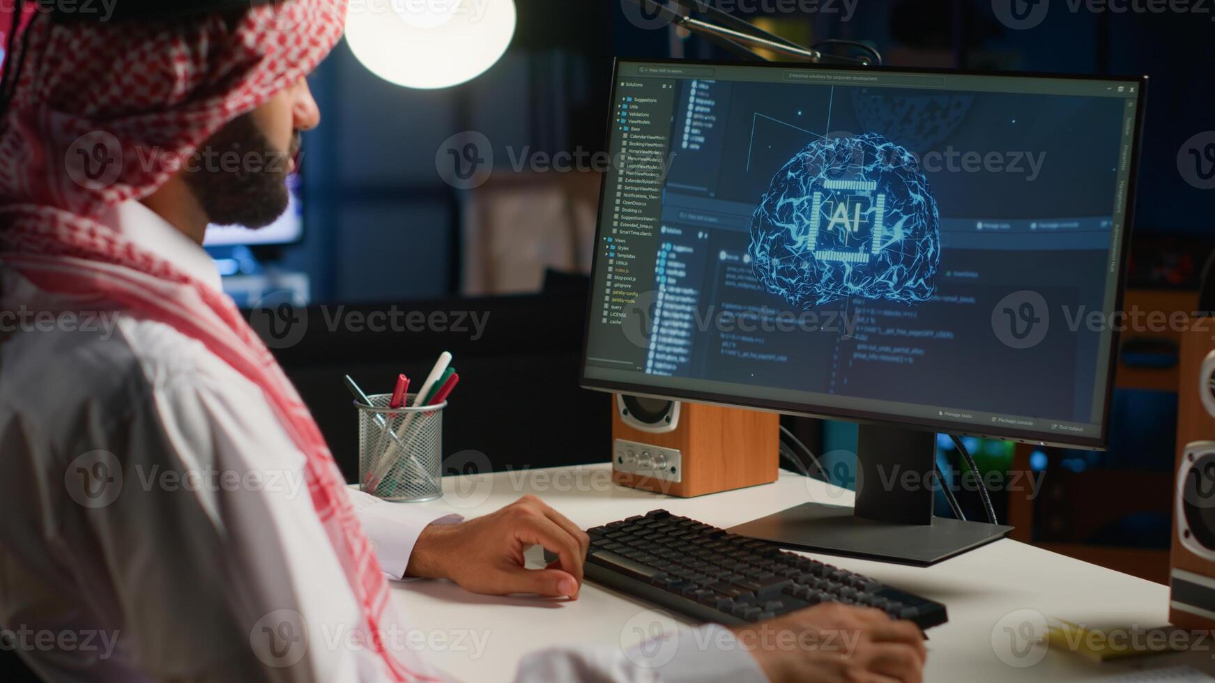 It Executive Updating Ai Systems Using Computer Writing Binary Code Scripts Technical Support