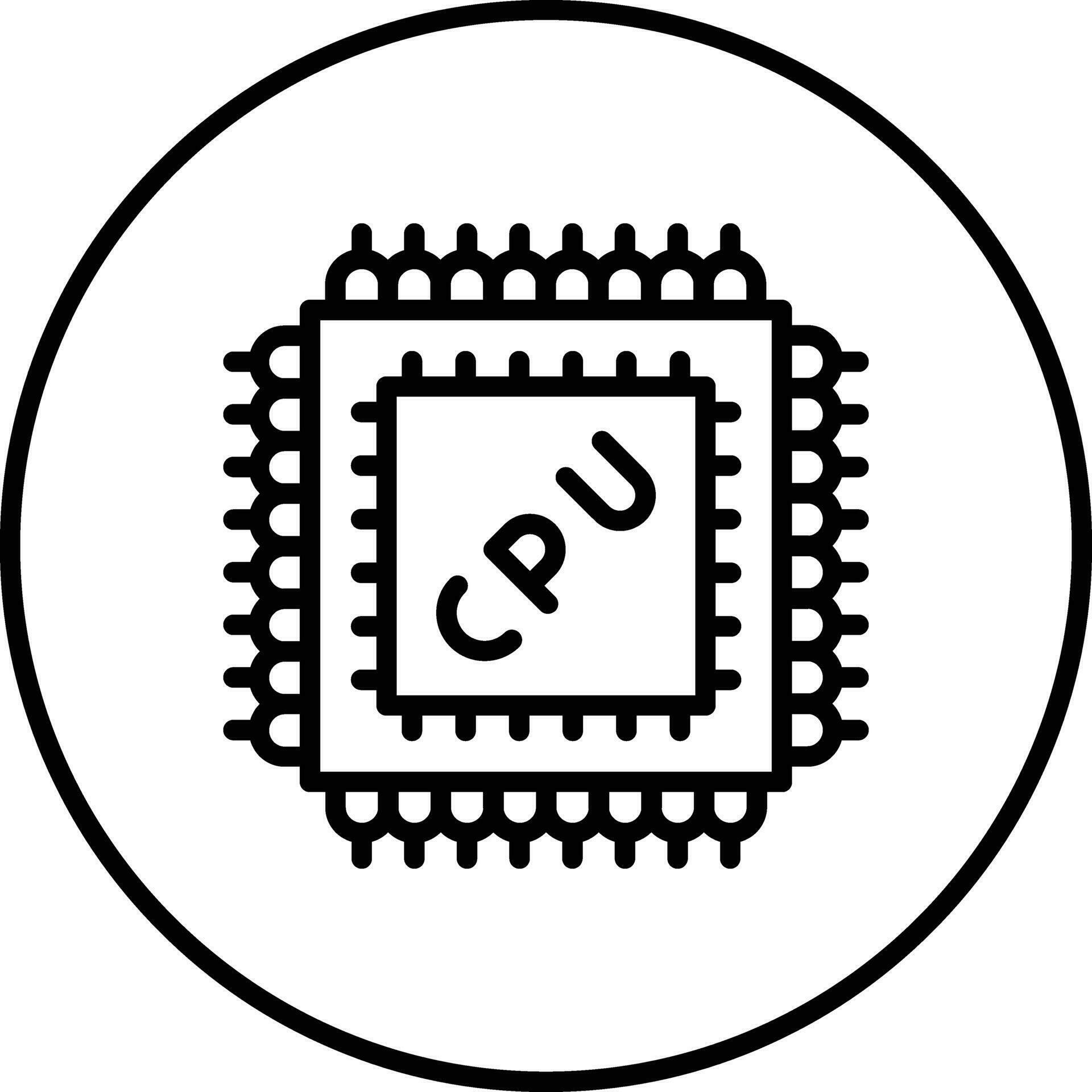 Microprocessor Vector Icon 37066365 Vector Art at Vecteezy