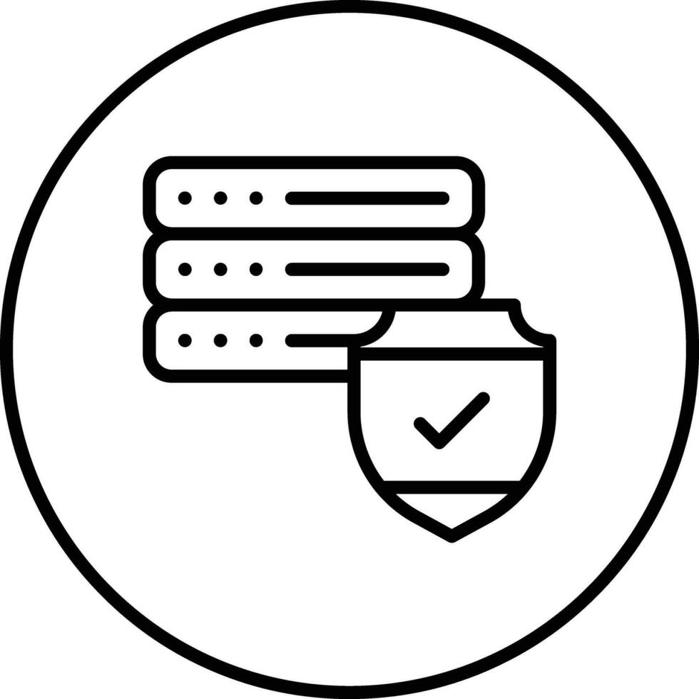 Database Security Vector Icon 37069185 Vector Art At Vecteezy