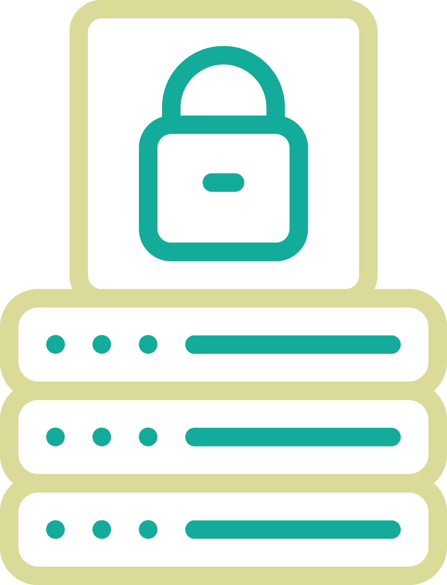 Database Lock Vector Icon 37070427 Vector Art at Vecteezy