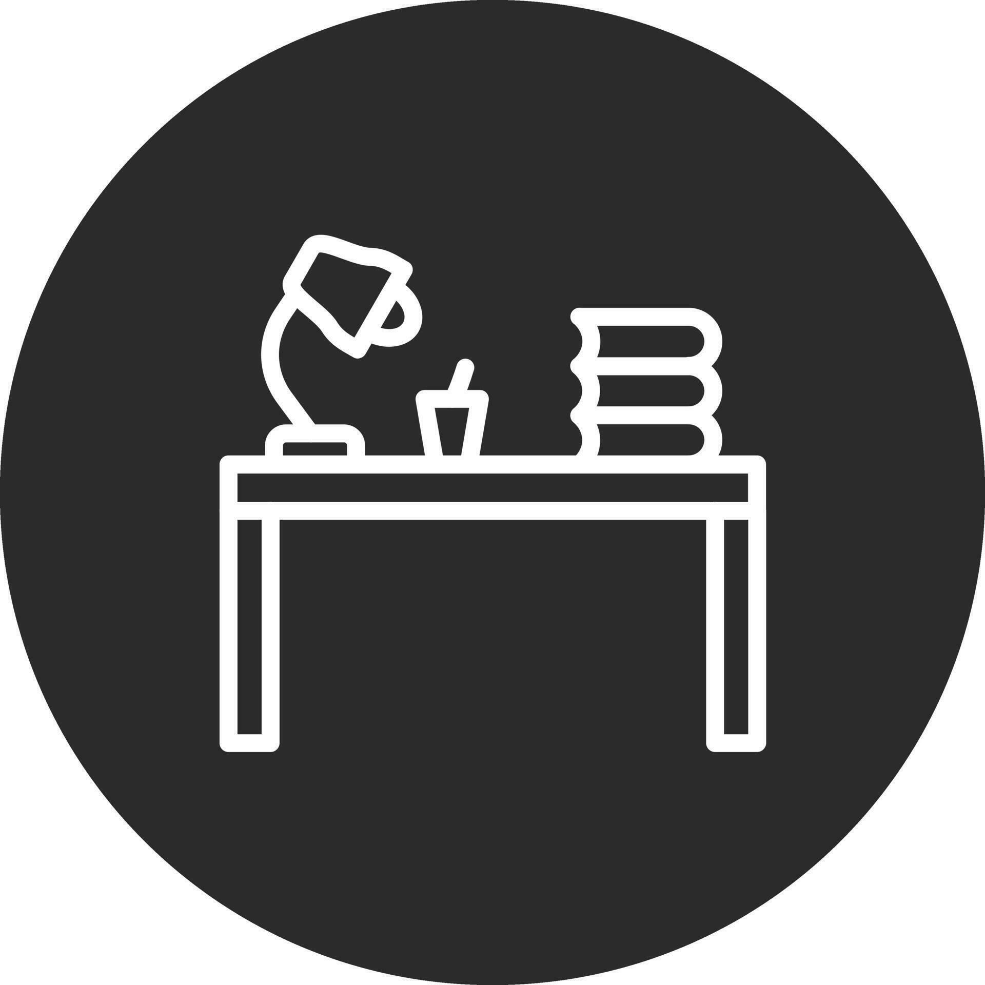 Study Table Vector Icon 37070898 Vector Art at Vecteezy