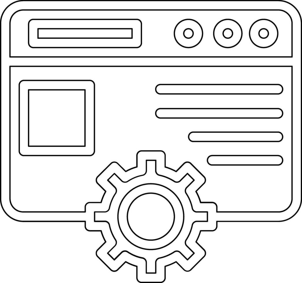 Website Settings Vector Icon 37071391 Vector Art At Vecteezy