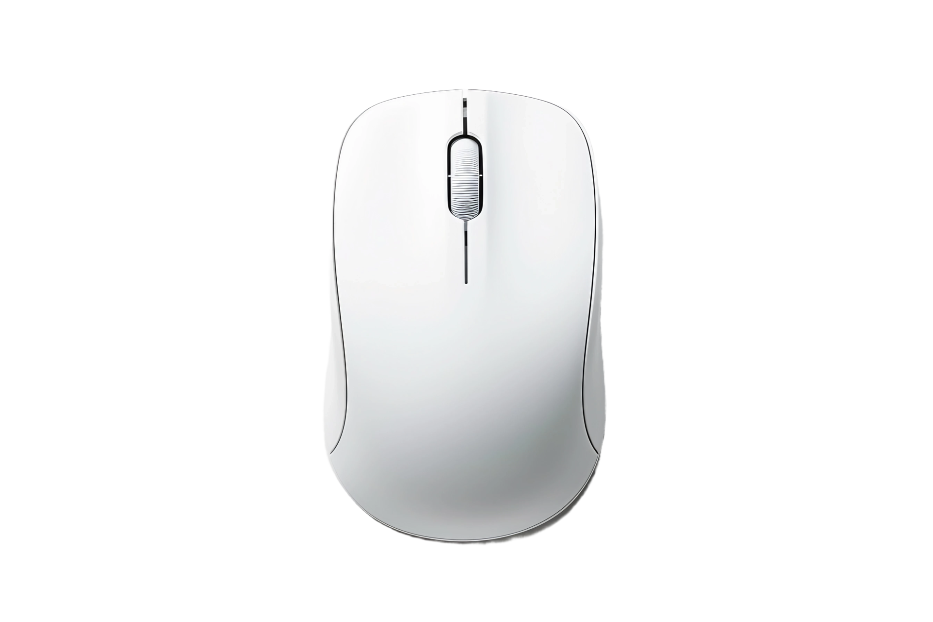 AI generated Blank Wireless Computer Mouse Mockup on transparent background. 37072729 PNG