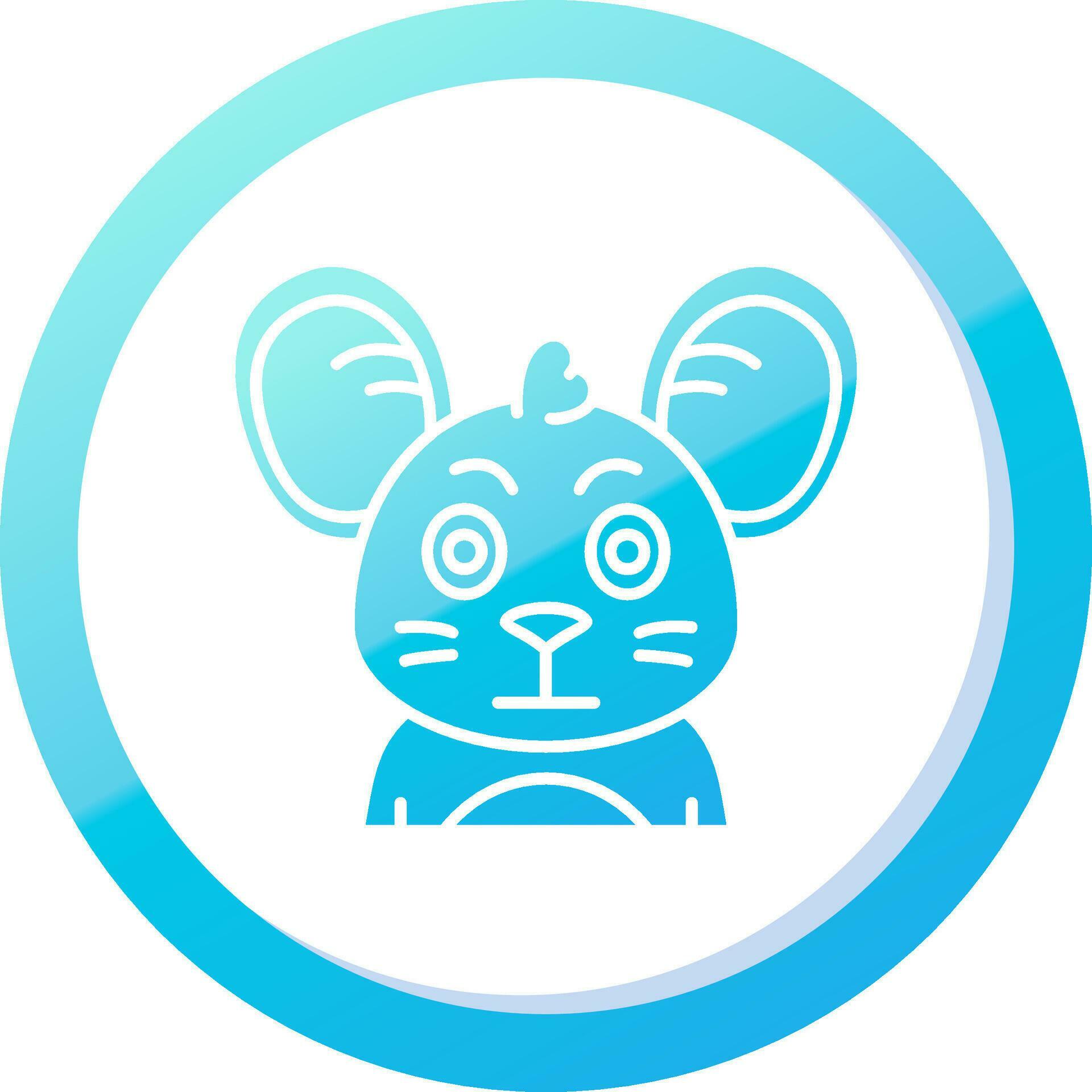 Embarrassed Solid Blue Gradient Icon 37084462 Vector Art at Vecteezy