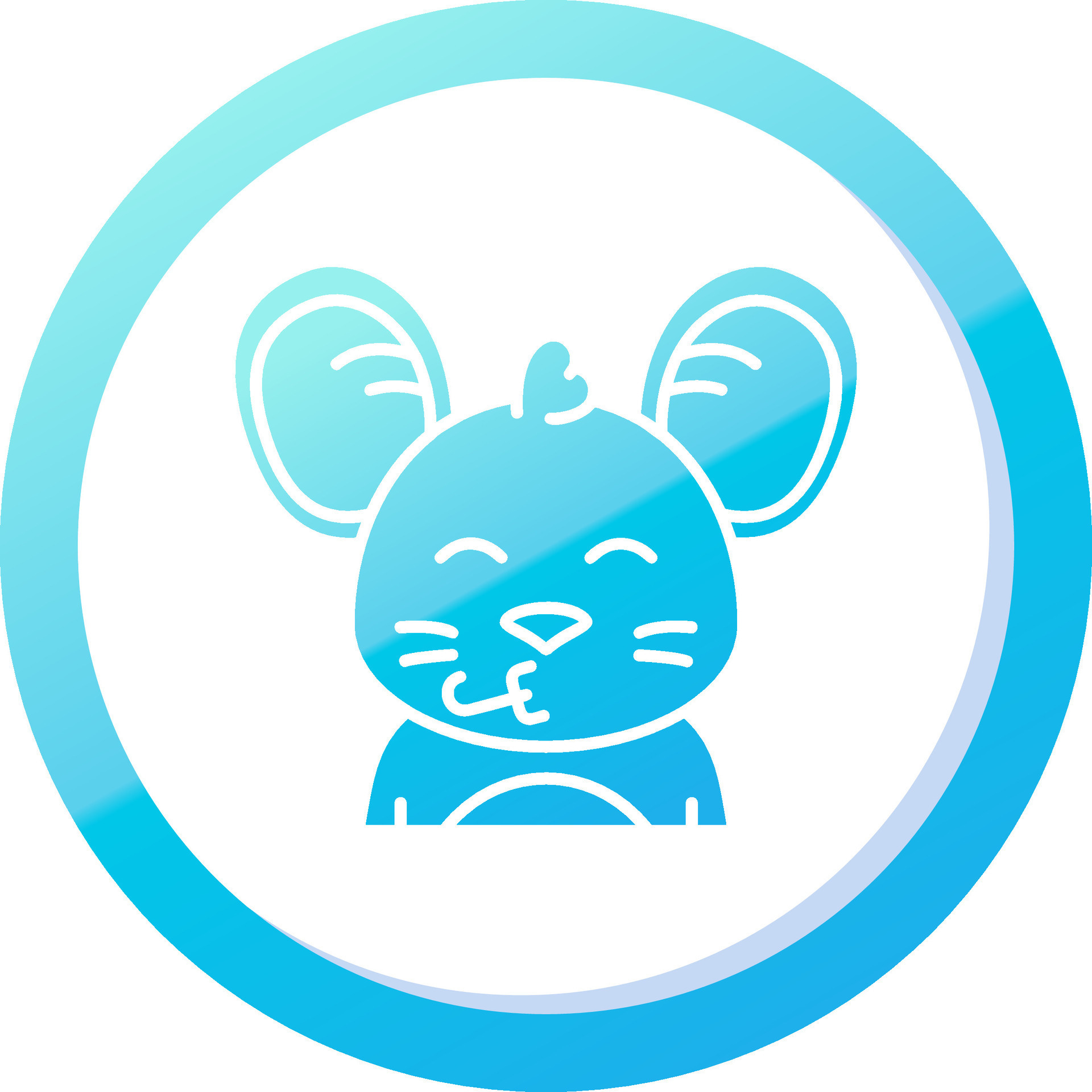 Congratulation Solid Blue Gradient Icon 37084503 Vector Art at Vecteezy