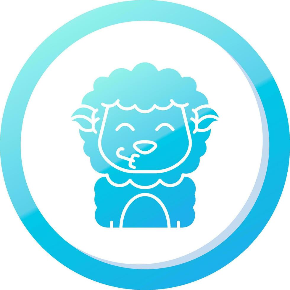 Congratulation Solid Blue Gradient Icon 37084540 Vector Art at Vecteezy