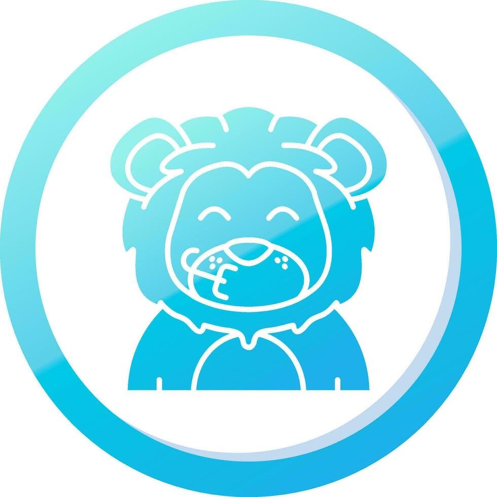 Congratulation Solid Blue Gradient Icon 37084602 Vector Art at Vecteezy