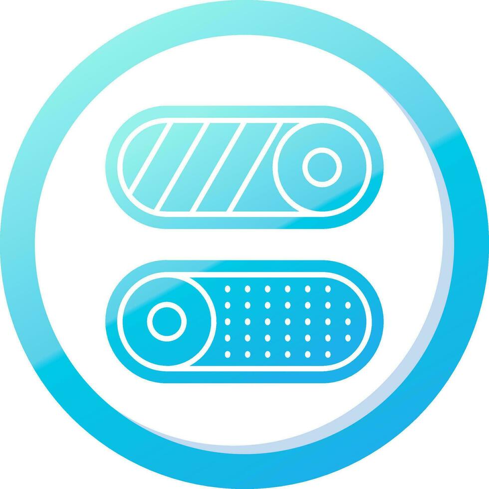 Toggle Solid Blue Gradient Icon 37084829 Vector Art at Vecteezy